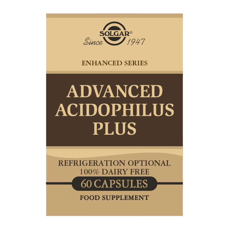 Advanced Acidophilus Plus Vegetable Capsules – Solgar