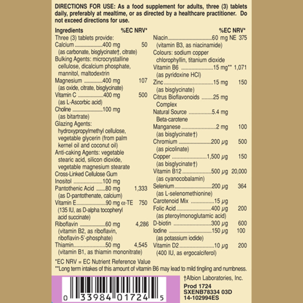 Male Multiple Multivitamin Tablets – Solgar